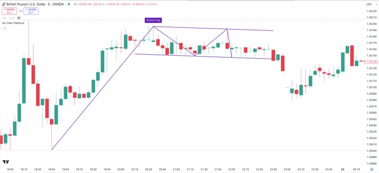 Flag Pattern Trading erklärt | Flaggen-Arten & Beispiele