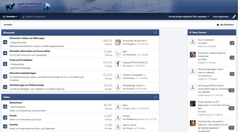 Die 12 Top Besten Deutschen Trading Forem im Check!